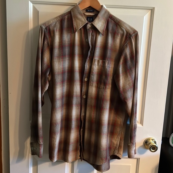 GAP | Shirts | Vintage Ombre Plaid Gap Long Sleeve Shirt | Poshmark
